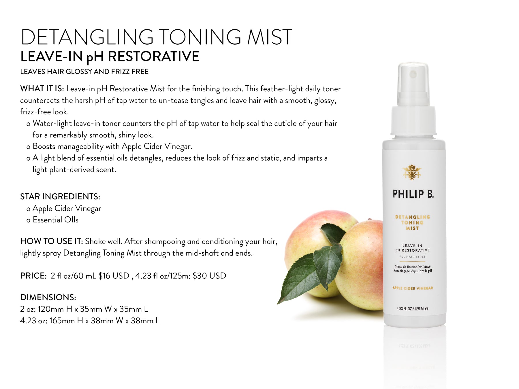 Philip B Detangling Toning Mist – Thompson Alchemists