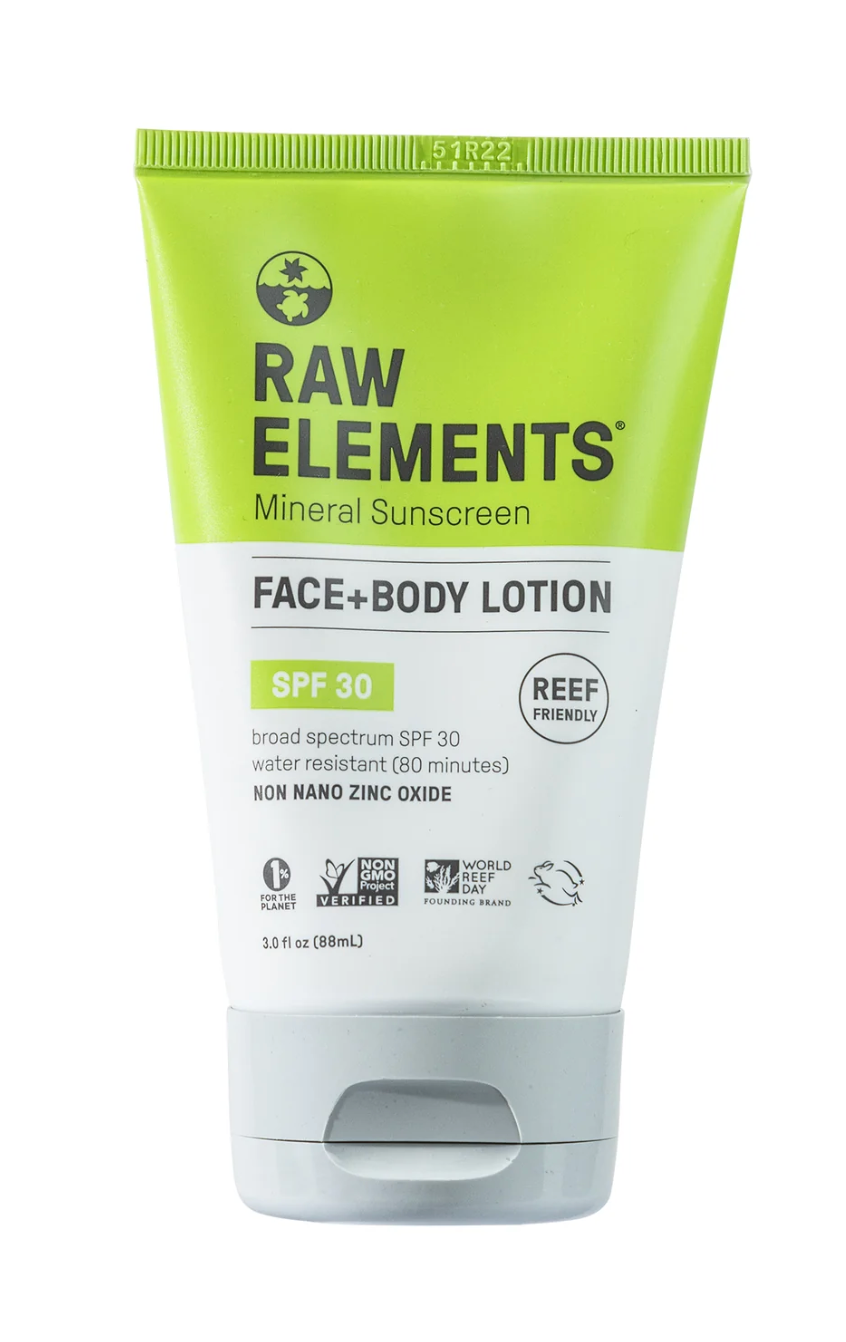 Raw Elements Natural Sunscreen for Face & Body SPF 30+ – Thompson ...