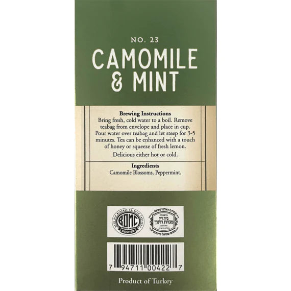 Galil Camomile & Mint Herbal Tea – Thompson Alchemists